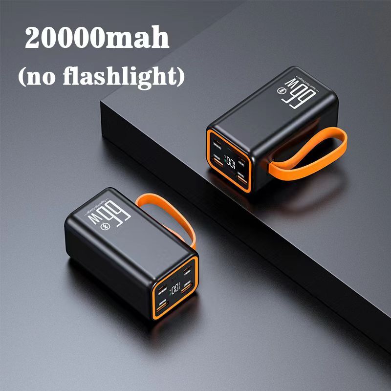 66W 20000mAh Power Bank Super Fast Charge Portable External Battery LED ...