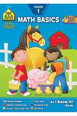 School Zone Math Basics 1 Workbook: 32 Pa- 9780938256281, School Zone ...
