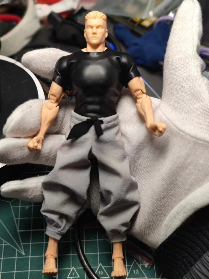 Custom Jujutsu Kaisen Fushiguro Toji Outfits for 1/12 Romankey Body（No ...