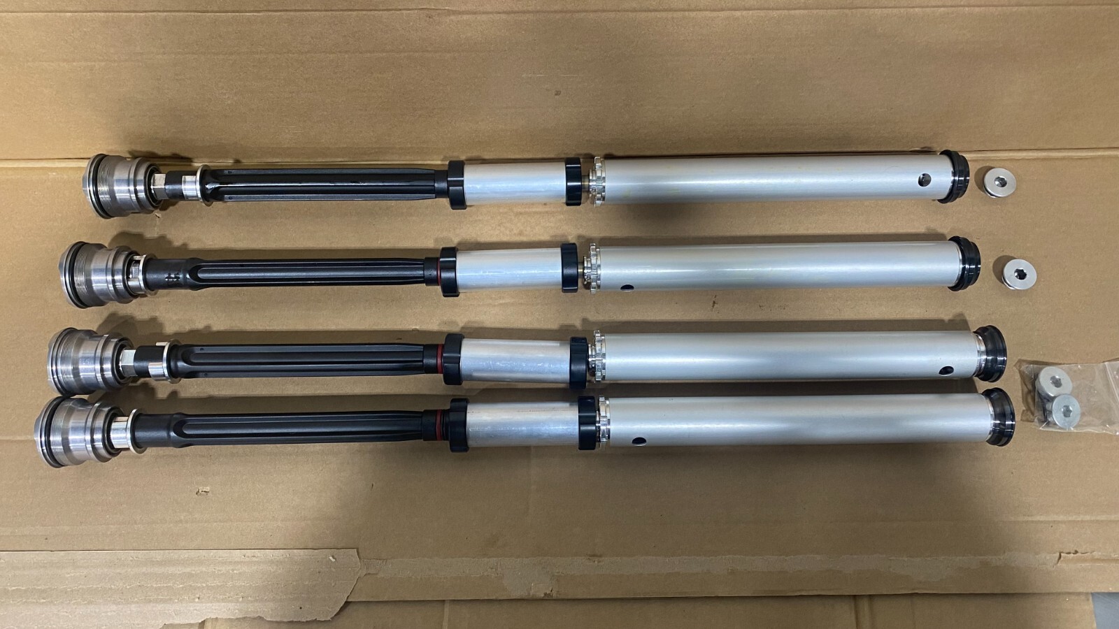 USED OHLINS FGK 216 NIX 30 FORK CARTRIDGES FOR '11-'15 KAWASAKI ZX10R ...