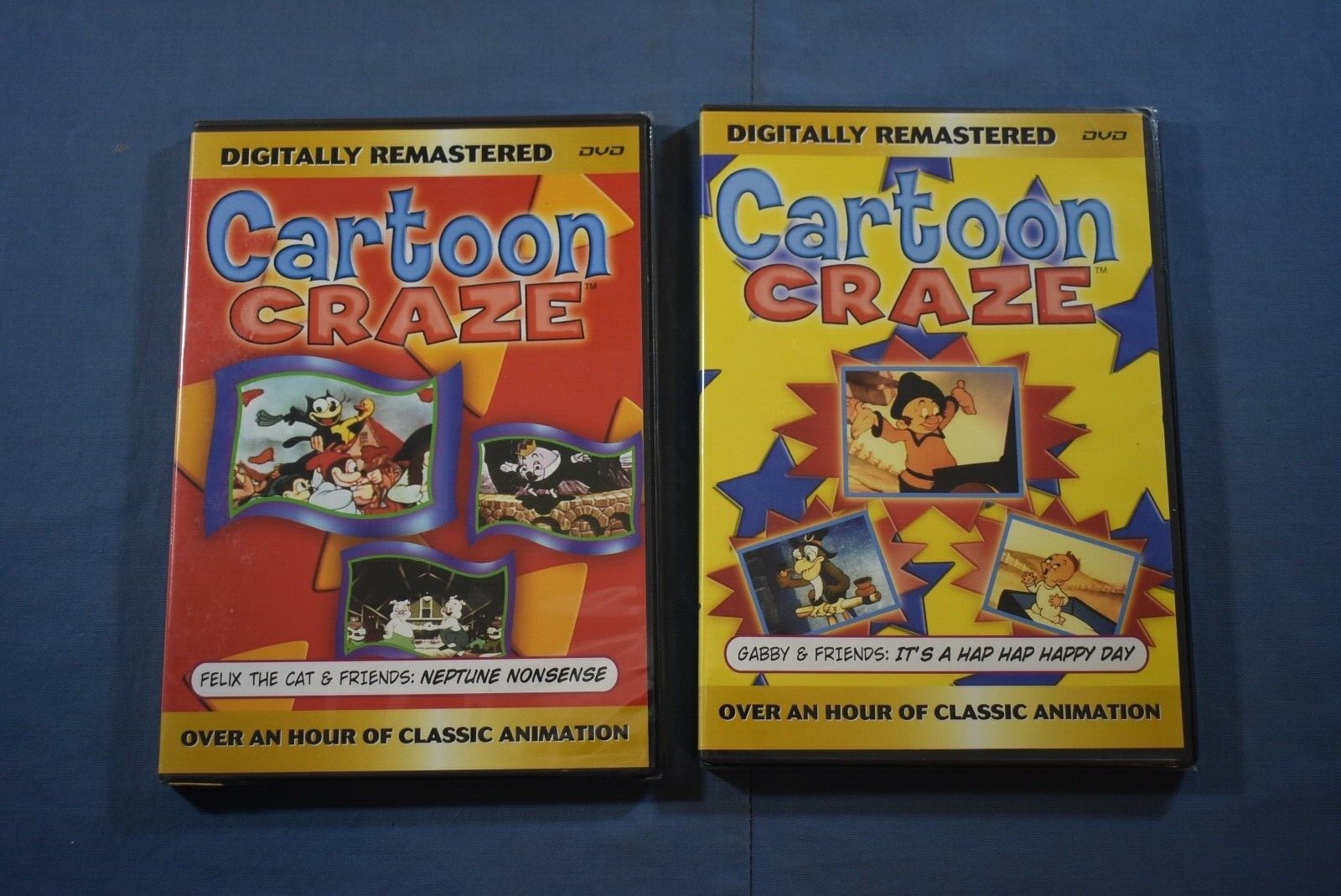 8 Cartoon Craze DVDs Superman Casper Felix Betty Boop Popeye Gabby ...