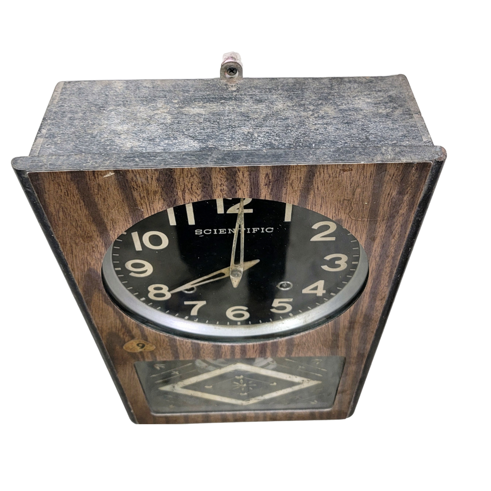 Antique Original SCIENTIFIC Collectible Clock Vintage Rare Pendulum ...
