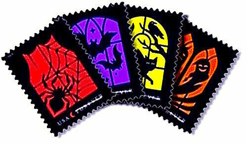 🎃Halloween👻USPS SPOOKY SILHOUETTES Forever®Stamps 20~Book/Sheet 2019 ...