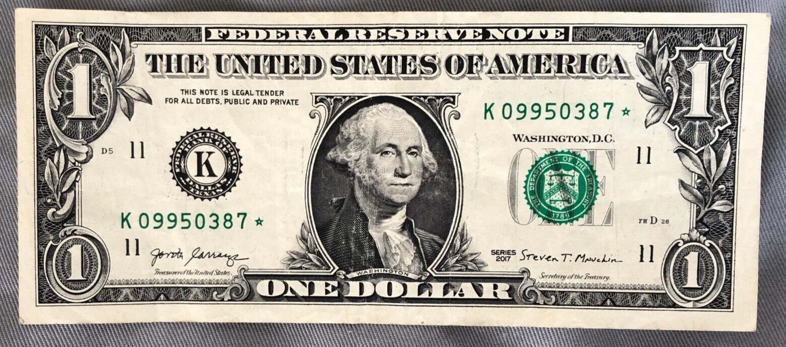 2017 $1 Dollar Star Note | eBay