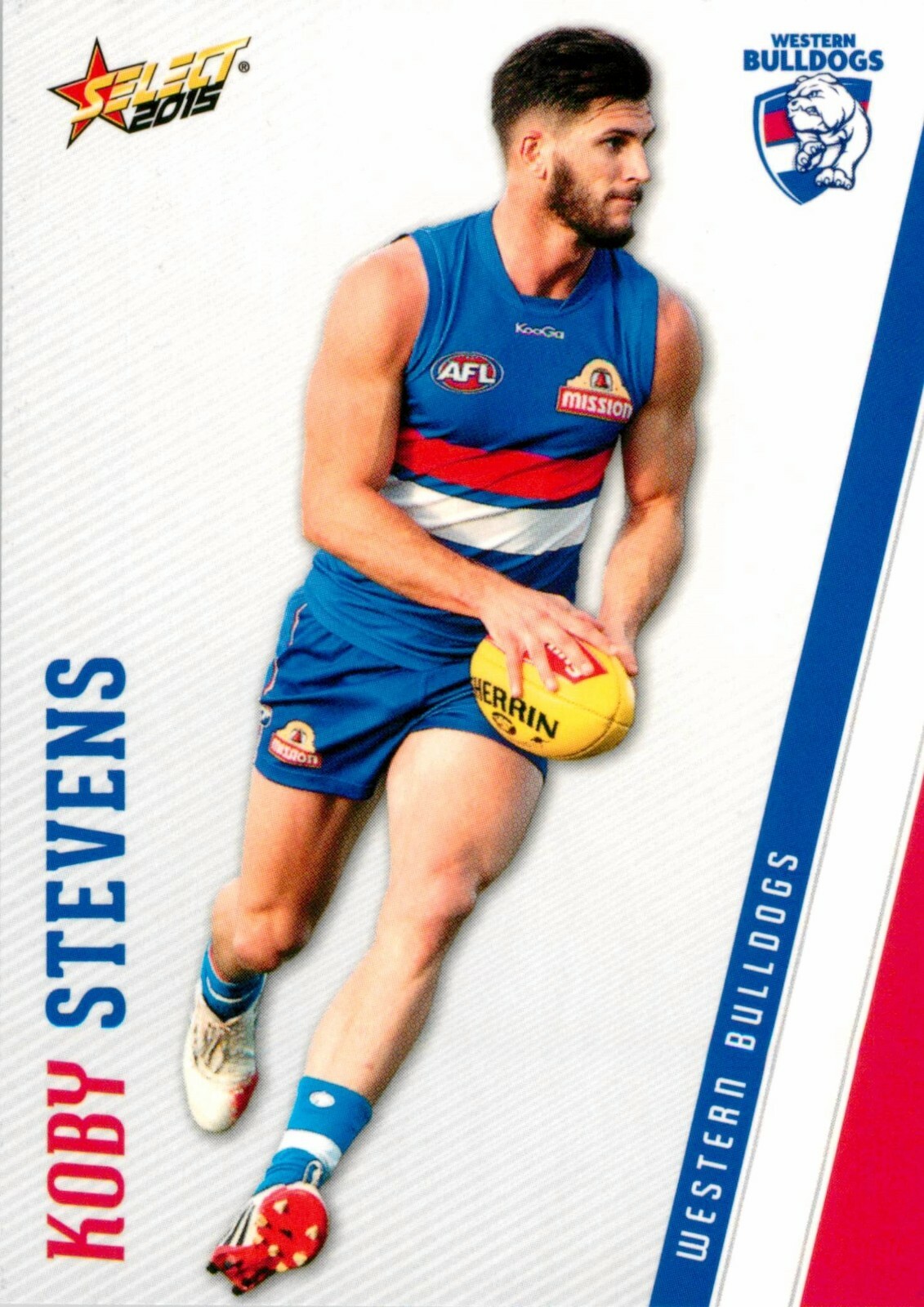2015 WESTERN BULLDOGS AFL Card KOBY STEVENS | eBay Australia
