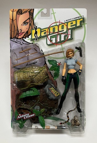 NEW (Vintage) Danger Girl ABBEY CHASE Action Figure McFarlane Toys 1999 ...