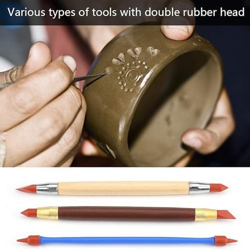 Sculpture Eraser Pen Set for Intricate Clay Designs and Pottery ...
