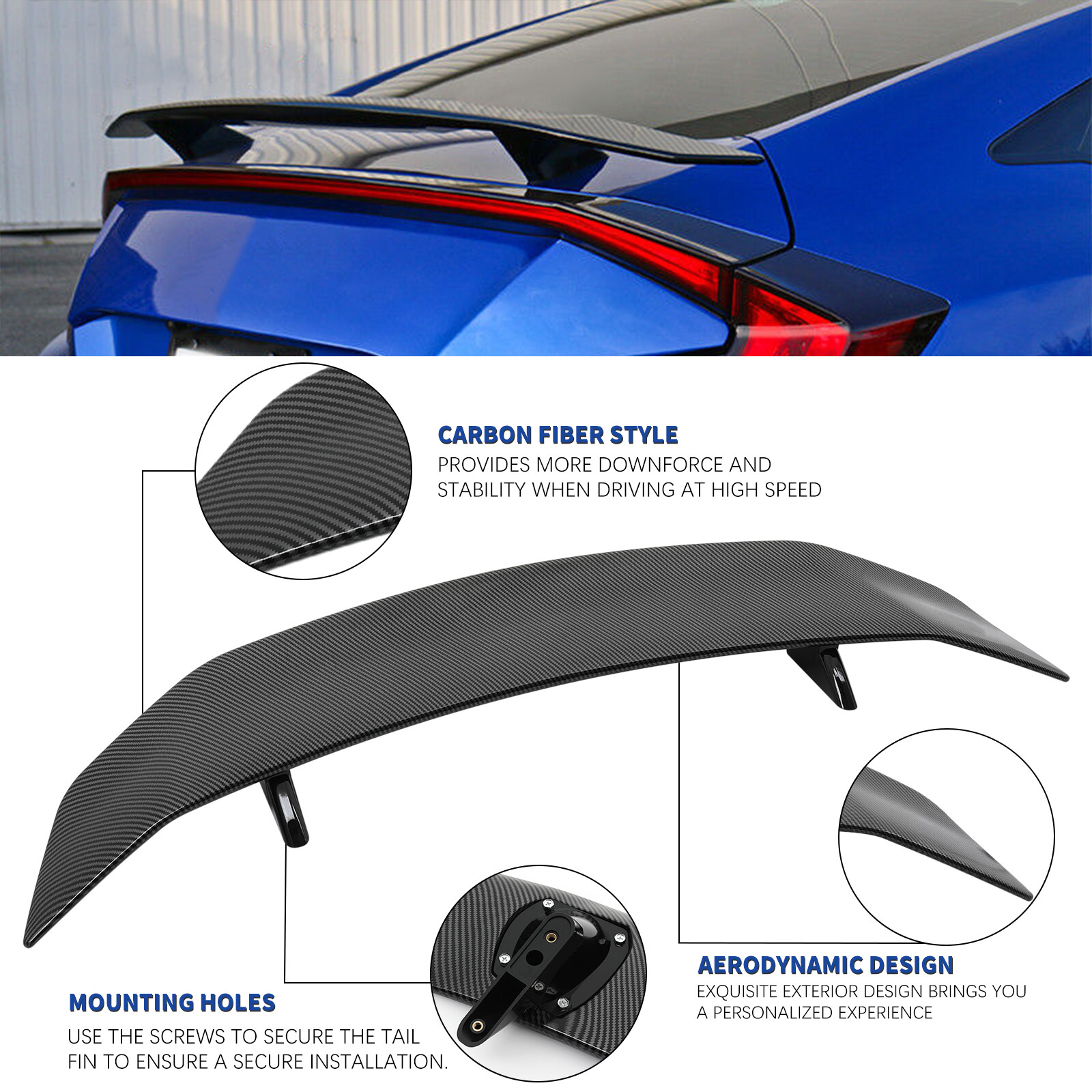 Unleash Your Rides Inner Beast The Ultimate Guide To Carbon Fiber Look Rear Trunk Spoilersfeed