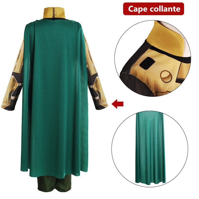 Kids Ragnarok Loki Cosplay Costume Halloween Superhero Cosplay ...