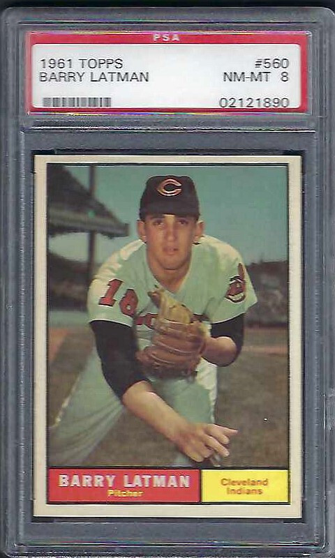 1961 Topps - High # #560 Barry Latman for sale online | eBay
