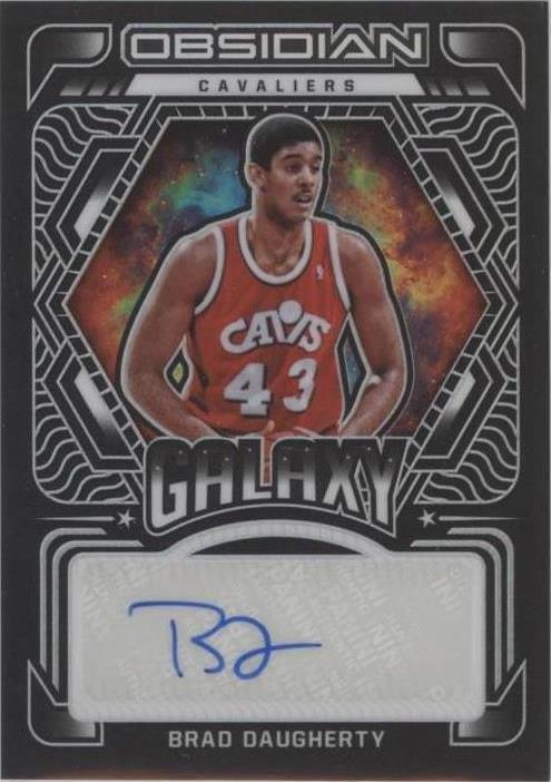 2021-22 Panini Obsidian - Galaxy Autographs Brad Daugherty #GA-BDA /149 ...