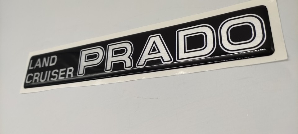 For Toyota Land Cruiser Prado 90 Series rear emblem Resine | eBay