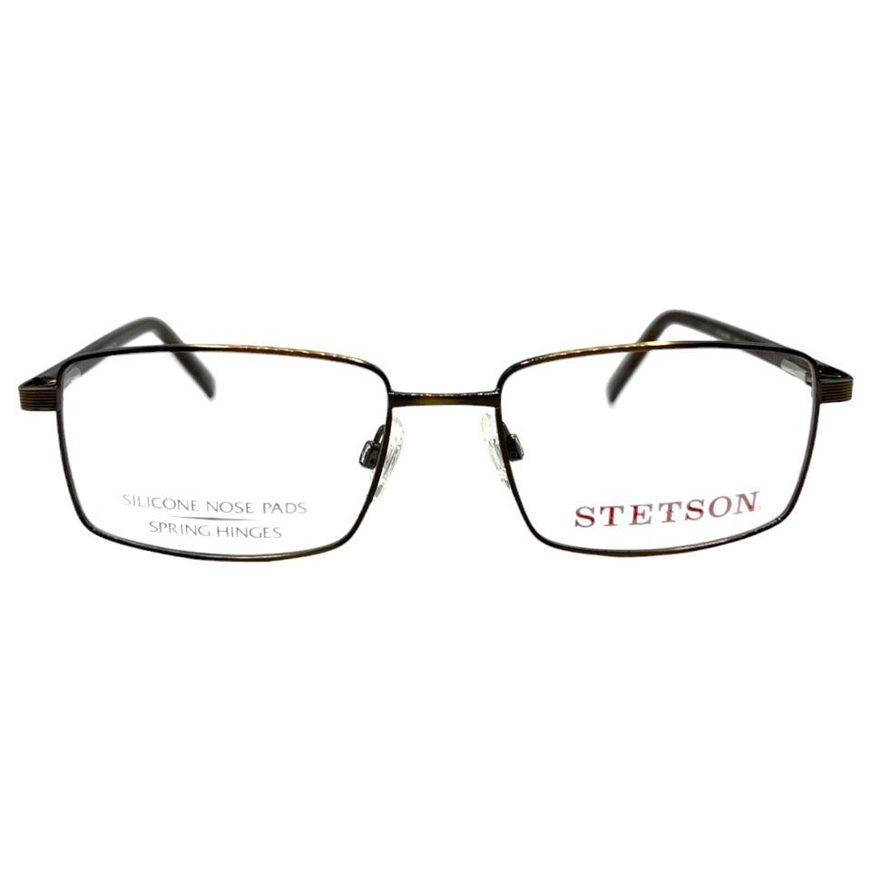 STETSON 368 057 55/18/145 - ANTIQUE GOLD - NEW Authentic MEN EYEGLASSES ...