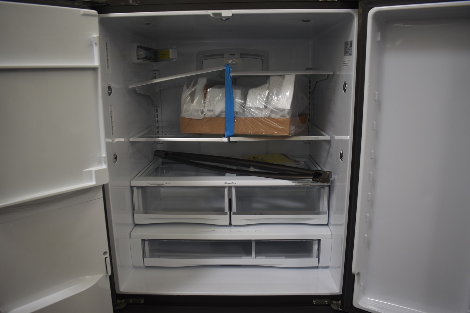 GE Profile PFE28KBLTS 36" Black Stainless French Door Refrigerator NOB ...