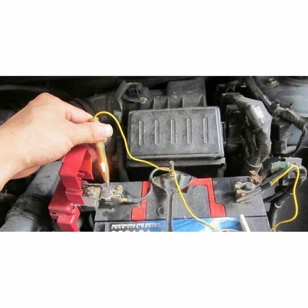 12V Circuit Tester Probe 3-24v Electric Car Fuse Test Light Voltage Pen ...
