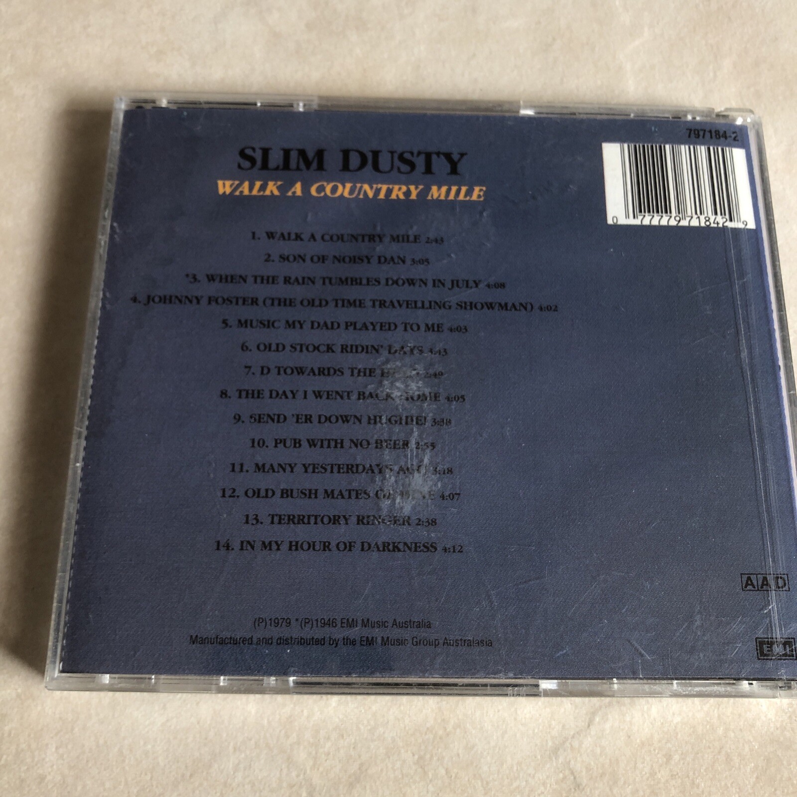 Walk a Country Mile - Slim Dusty (CD, 2003) 77779718429 | eBay
