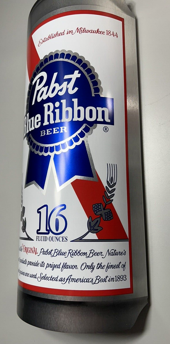 Pabst Blue Ribbon Can Label