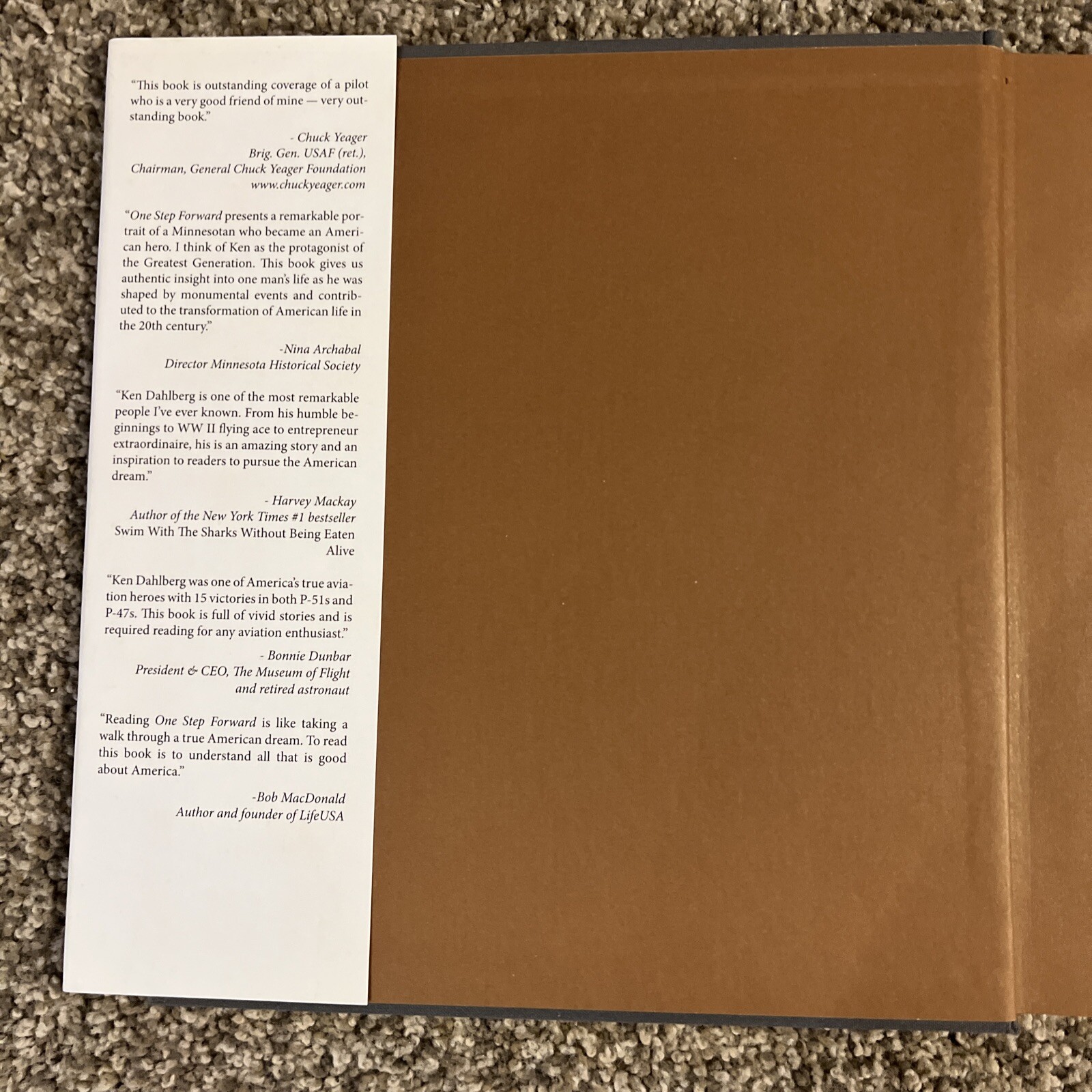 One Step Forward : The Life of Ken Dahlberg by Al Zdon and Warren Mack ...