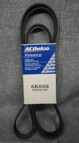 ACDelco Professional 6K868 Standard V-Ribbed Serpentine Belt Ram 1500 ...