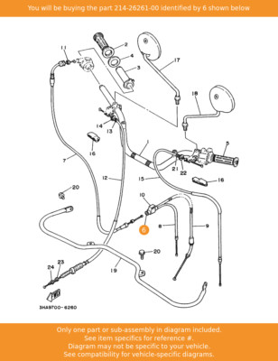 YAMAHA Connector, Cable, 214-26261-00 OEM AG100F | eBay