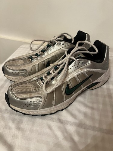 Nike Jet Stream Running Shoes Men's Size 11 US Silver/Green 2009 | eBay
