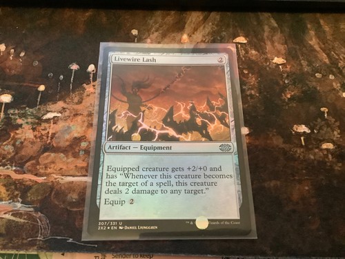 MTG - Magic the Gathering Cards - Foil Livewire Lash - Double Masters ...