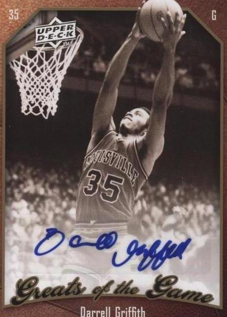 2009-10 Upper Deck Greats of the Game - Darrell Griffith #75 Autographs ...