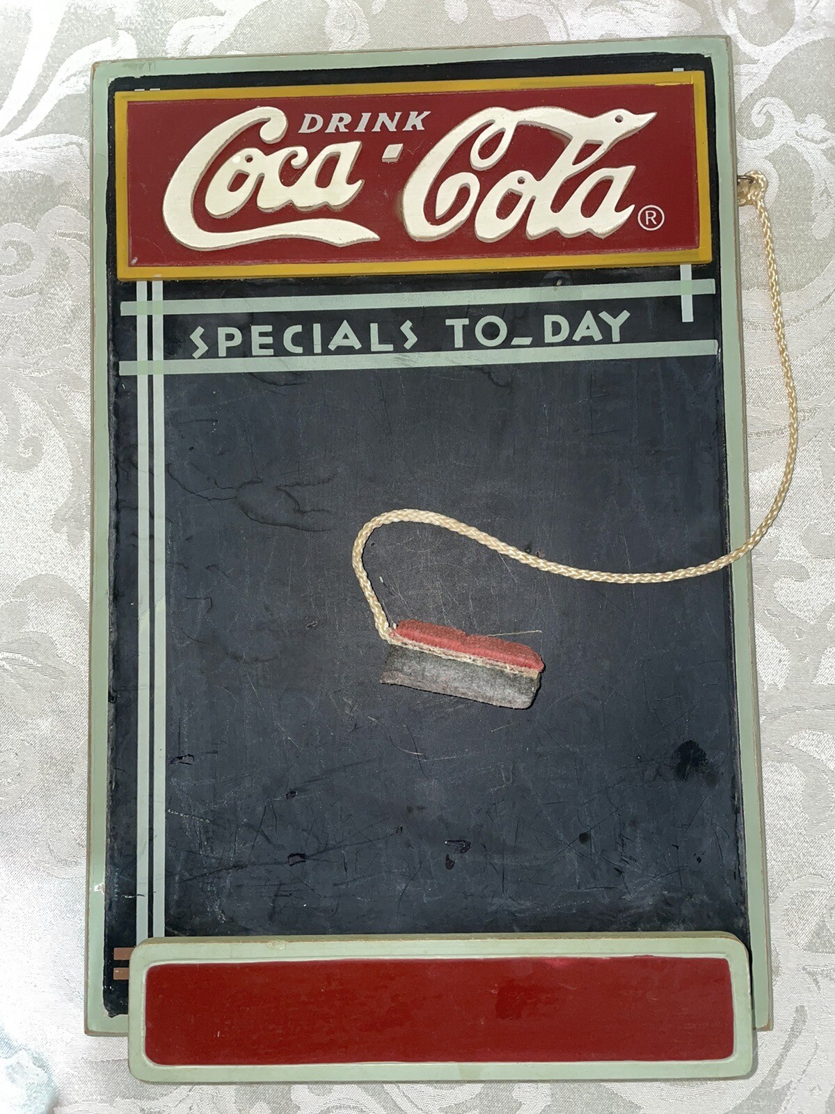 Coca-Cola Specials To-Day Chalkboard Sign Menu Chalk 17”x11” W/ Eraser ...