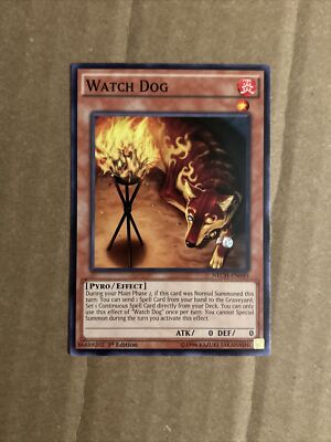 Watch Dog - NECH-EN040 - Common - 1st Edition Near Mint Yugioh Card | eBay