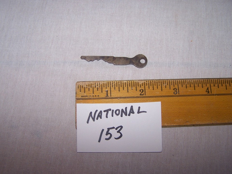 Vintage Cash Register Key marked NATIONAL 153 | eBay