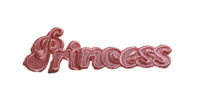 Princess Patch Pink Princess Iron On Applique Princess Applique | eBay
