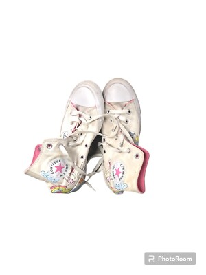 Converse High Rise Shoes With Uk Size 5 White Color Excellent Condition ...