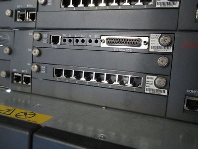 Avaya G700 R3 Media Gateway 4 media slots Serial Port 1X MM710 + 1X ...