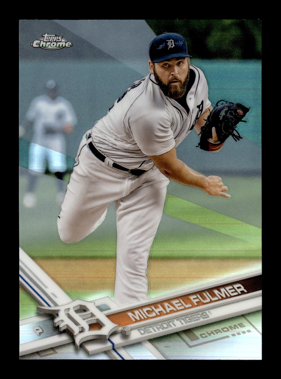 2017 Topps Chrome Refractor #4 Michael Fulmer Detroit Tigers Baseball ...