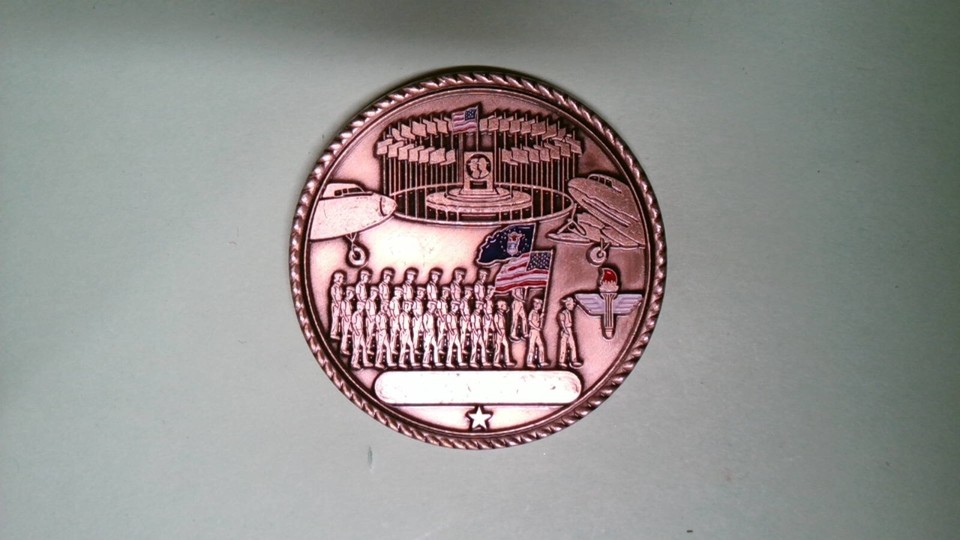 CHALLENGE COIN 322ND TRAINING SQUADRON BASIC MILITARY TRAINING SECOND ...