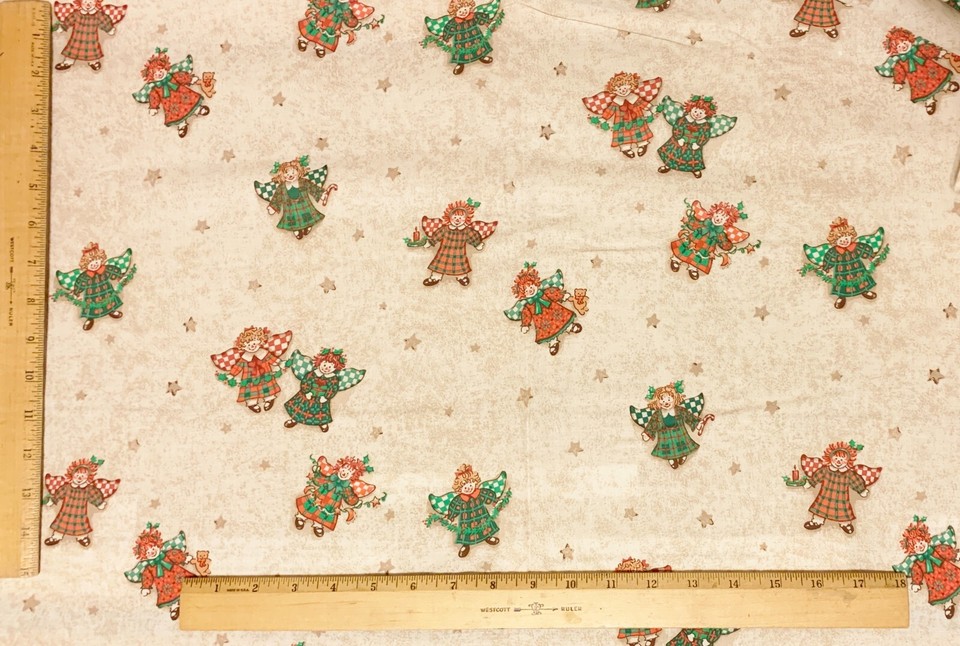 10+ Yards Unbranded Cotton Blend Country Toddler Angel Scatter Pattern ...