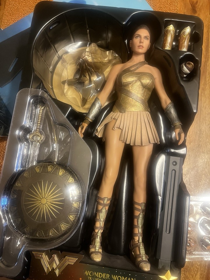 MIB Hot Toys Wonder Woman Training Armor Version 1/6 Scale Figure ...