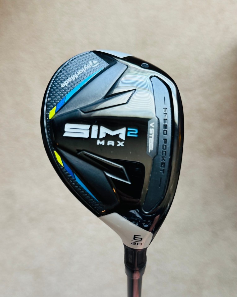 Nealry Perfect TAYLORMADE SIM 2 MAX RH 6 HYBRID 28* TENSEI BLUE CK 80g SENIOR | eBay