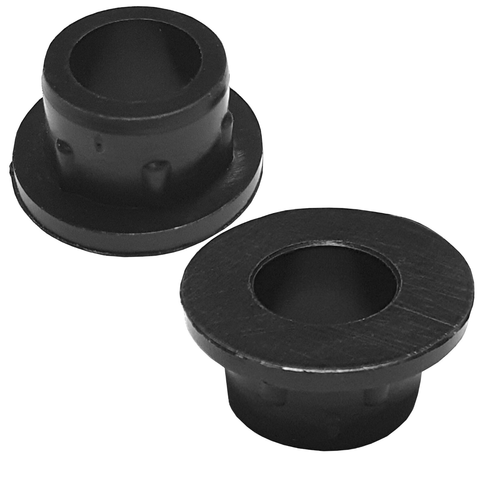 2x Plastic Reducer Bushes 25mm to 16mm Wheel Axle Bore Bush Wheelbarrow ...