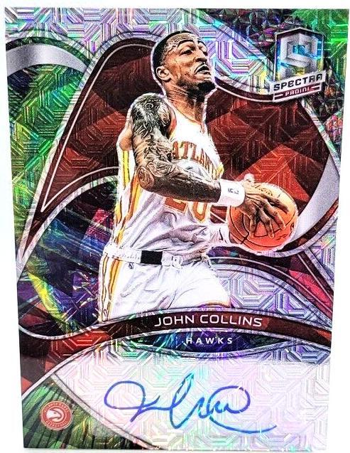 2021-22 Panini Spectra - Signatures John Collins #S-JCL Meta Prizm /25 ...