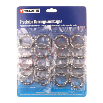 5/16 inch ATB/BMX Bottom Bracket Case Hardened Ball Bearings in Cages ...