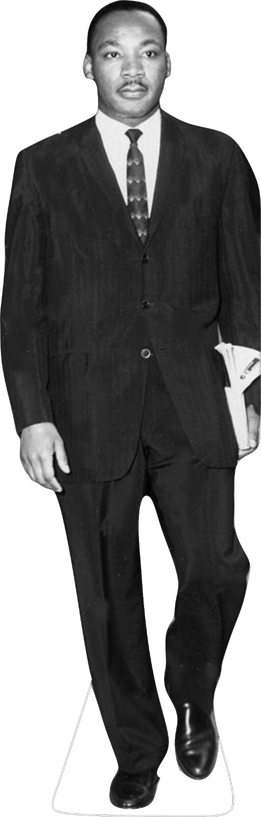 Martin Luther King Jr - Black Suit - 67"Tall Life Size Cardboard Cutout ...