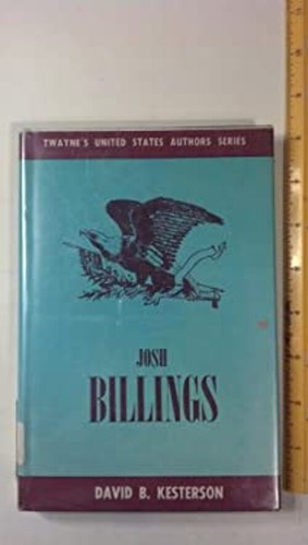 Josh Billings by David B. Kesterson (Library Binding) for sale online ...