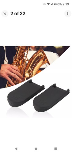 2Pcs Saxophone Thumb Rest Rubber Cushion Sax Instruments Accessories ...