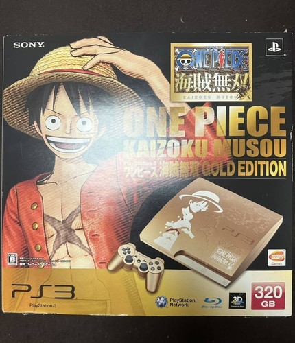 PS3 One Piece GOLD EDITION 320GB Console Box Sony PlayStation 3 Box ...