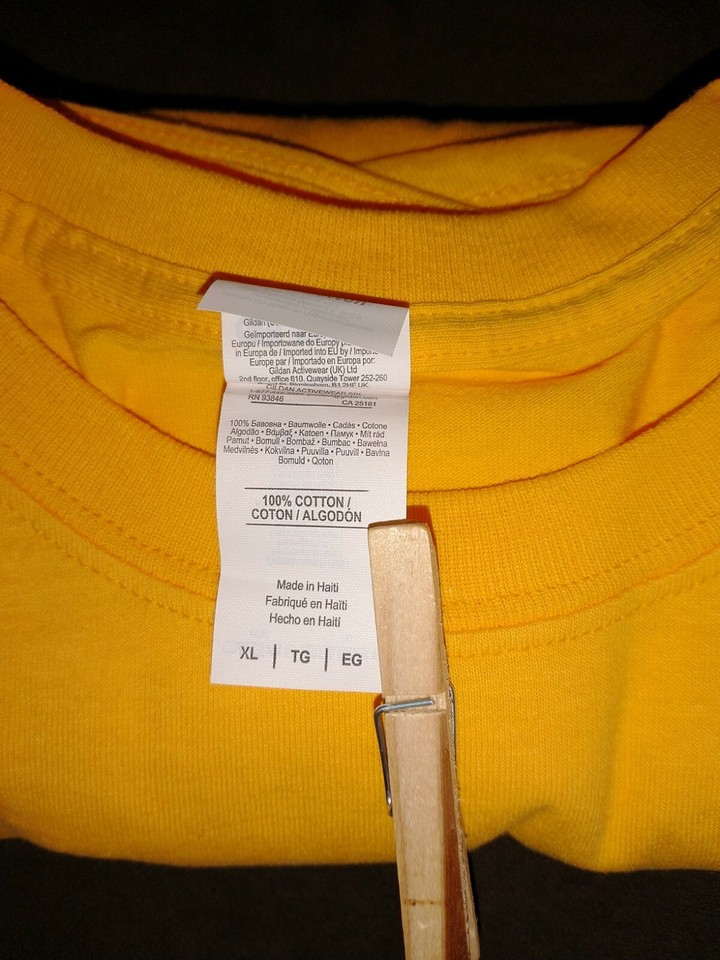 Smack Apparel Iowa City "Drinking Town, Football Problem" SzXL Yellow T ...