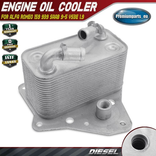 Engine Oil Cooler for Alfa Romeo 159 939 Saab 9-5 YS3E 1.9 71751129 ...