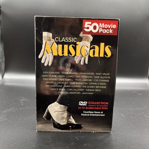 Classic Musicals 50 Movie Pack DVD Collection 12 Double Sided ...