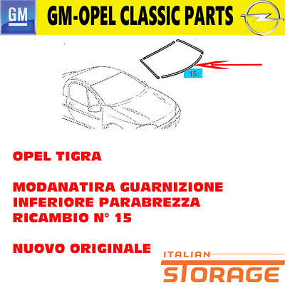 Opel Tigra Leiste Dichtung Niedriger Windschutzscheibe Neu 110289 ...