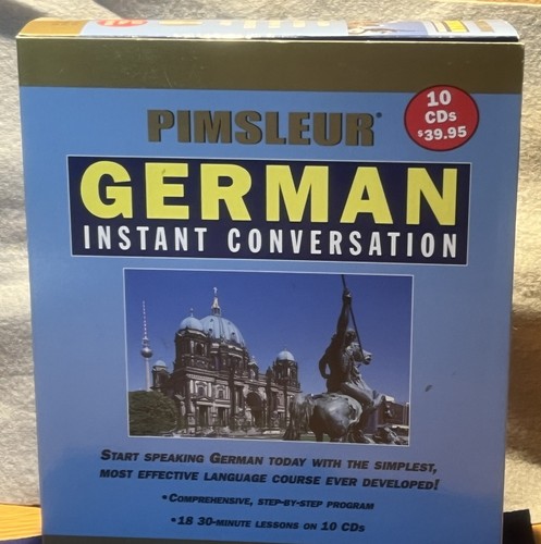 Pimsleur Learn German 10 Audio CD Set Barnes & Noble | eBay